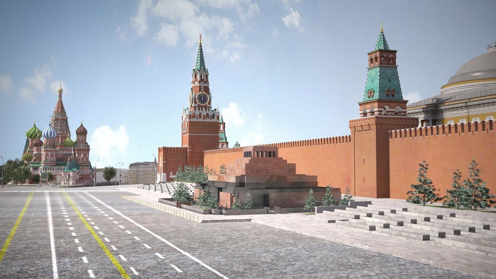 Moscow Red Square Russia 3D model | CGTrader