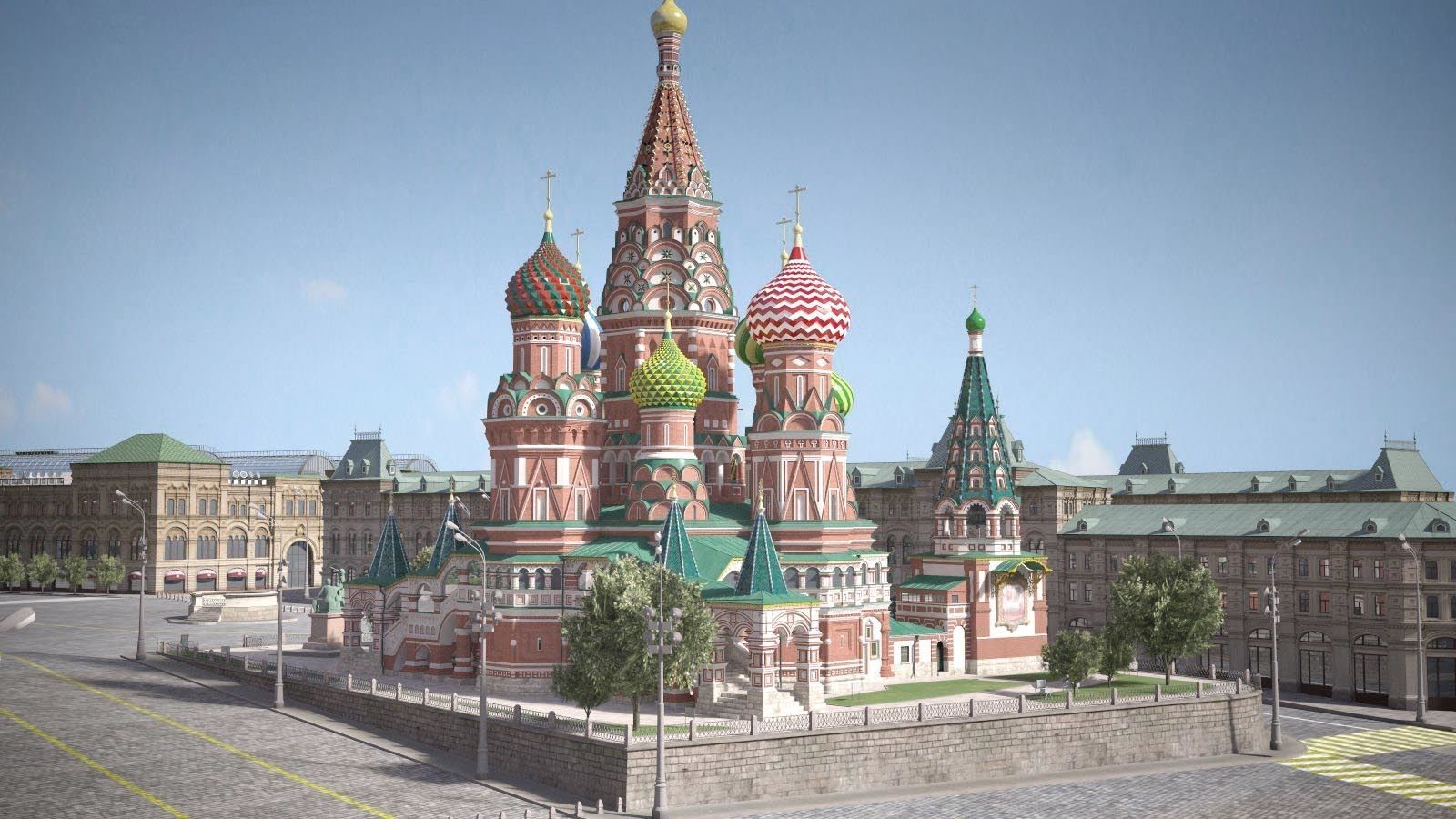Moscow Red Square Russia 3D model | CGTrader