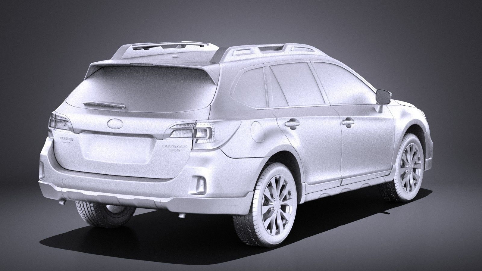 Subaru Outback 2017 VRAY 3D model | CGTrader