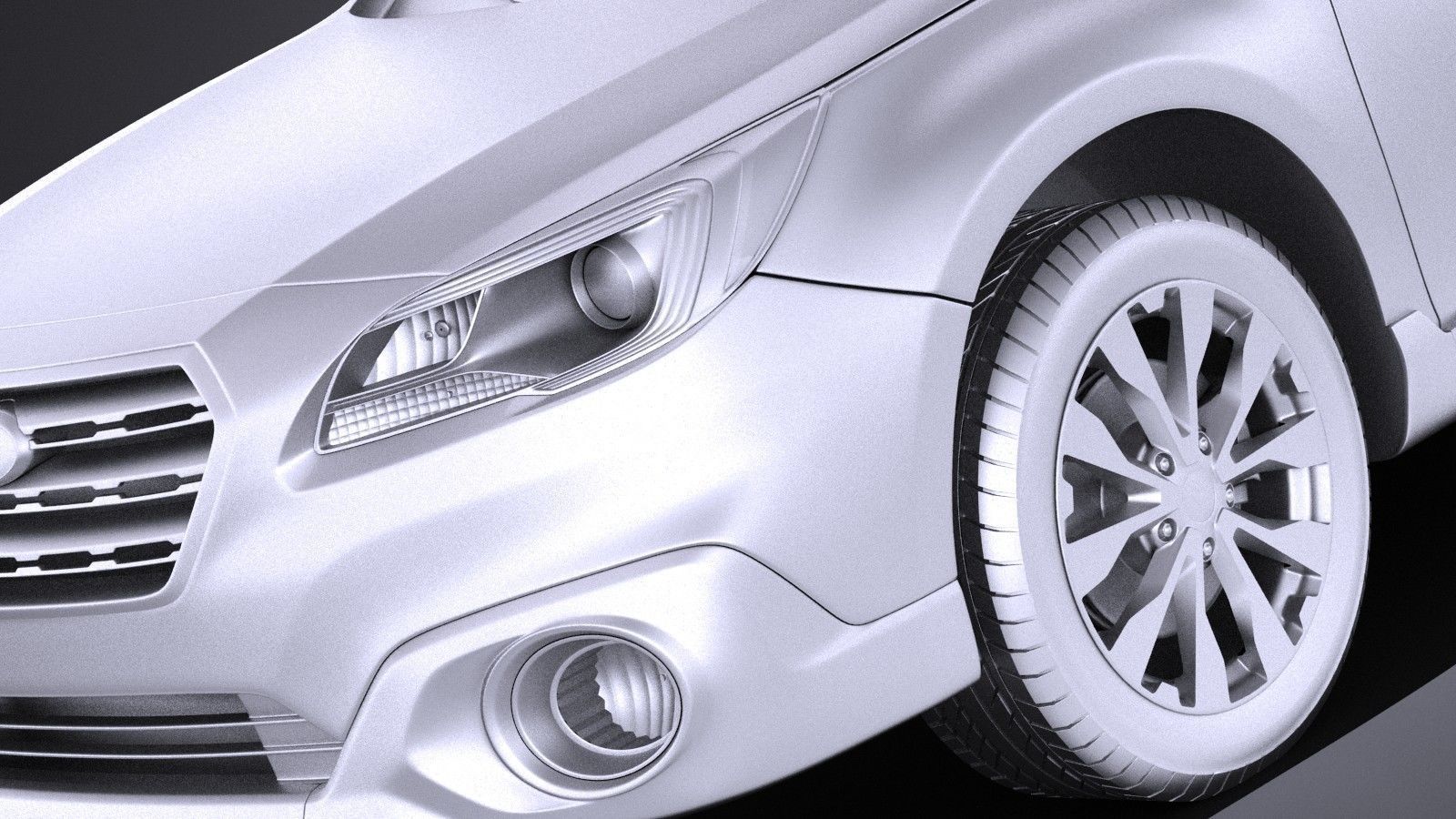 Subaru Outback 2017 VRAY 3D model | CGTrader