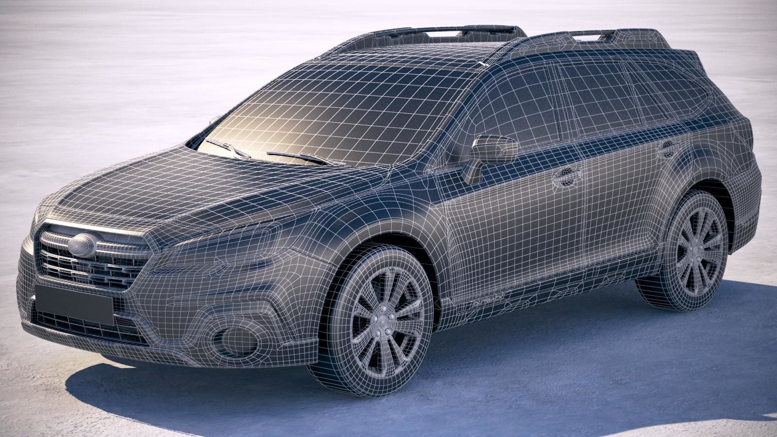 Subaru Outback 2018 3D model | CGTrader