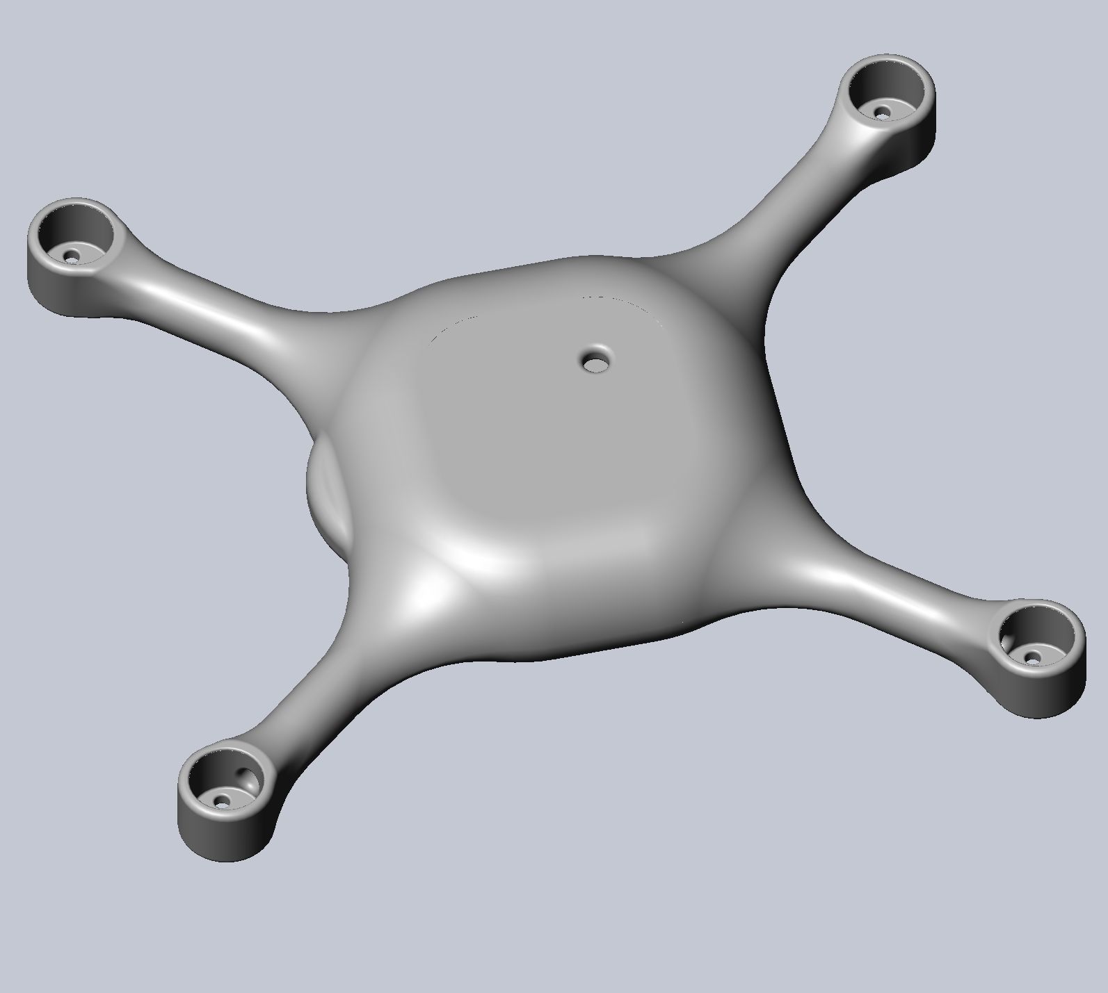 Simple Drone Body 3D model 3D printable | CGTrader