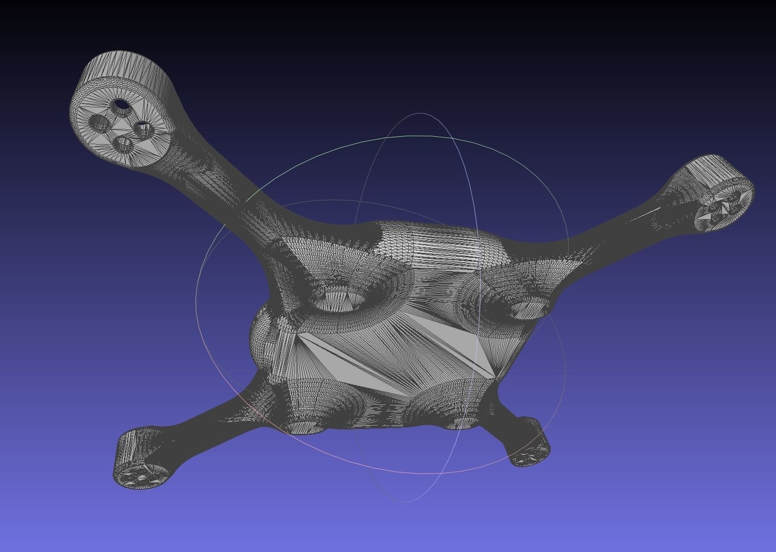 Simple Drone Body 3D model 3D printable | CGTrader