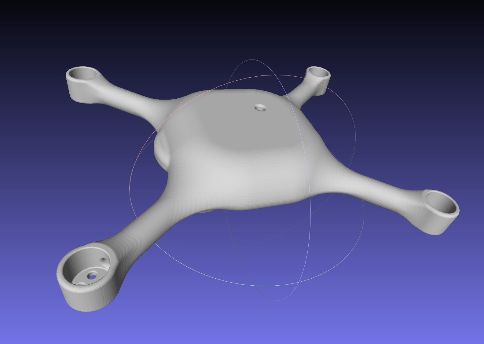 Simple Drone Body 3D model 3D printable | CGTrader