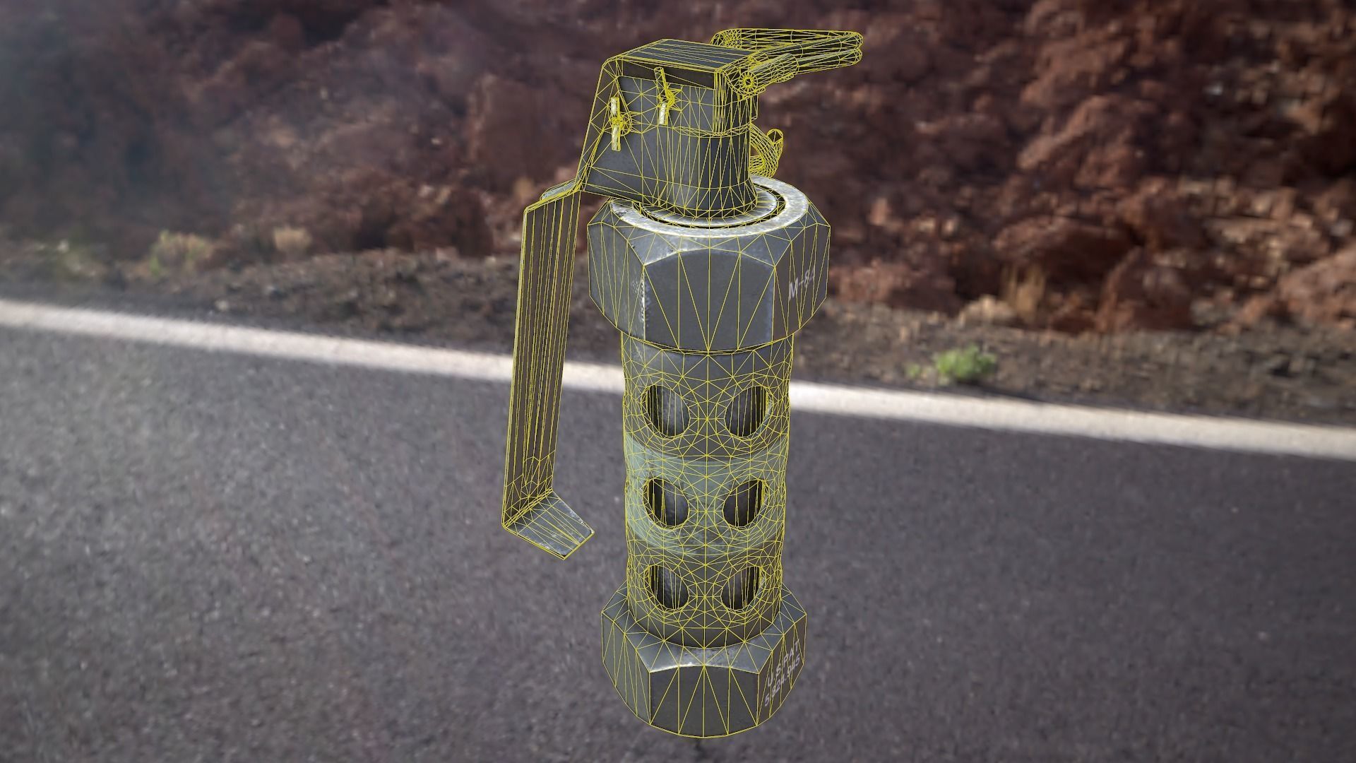 3D model M84 Stun grenade Flashbang VR / AR / low-poly | CGTrader