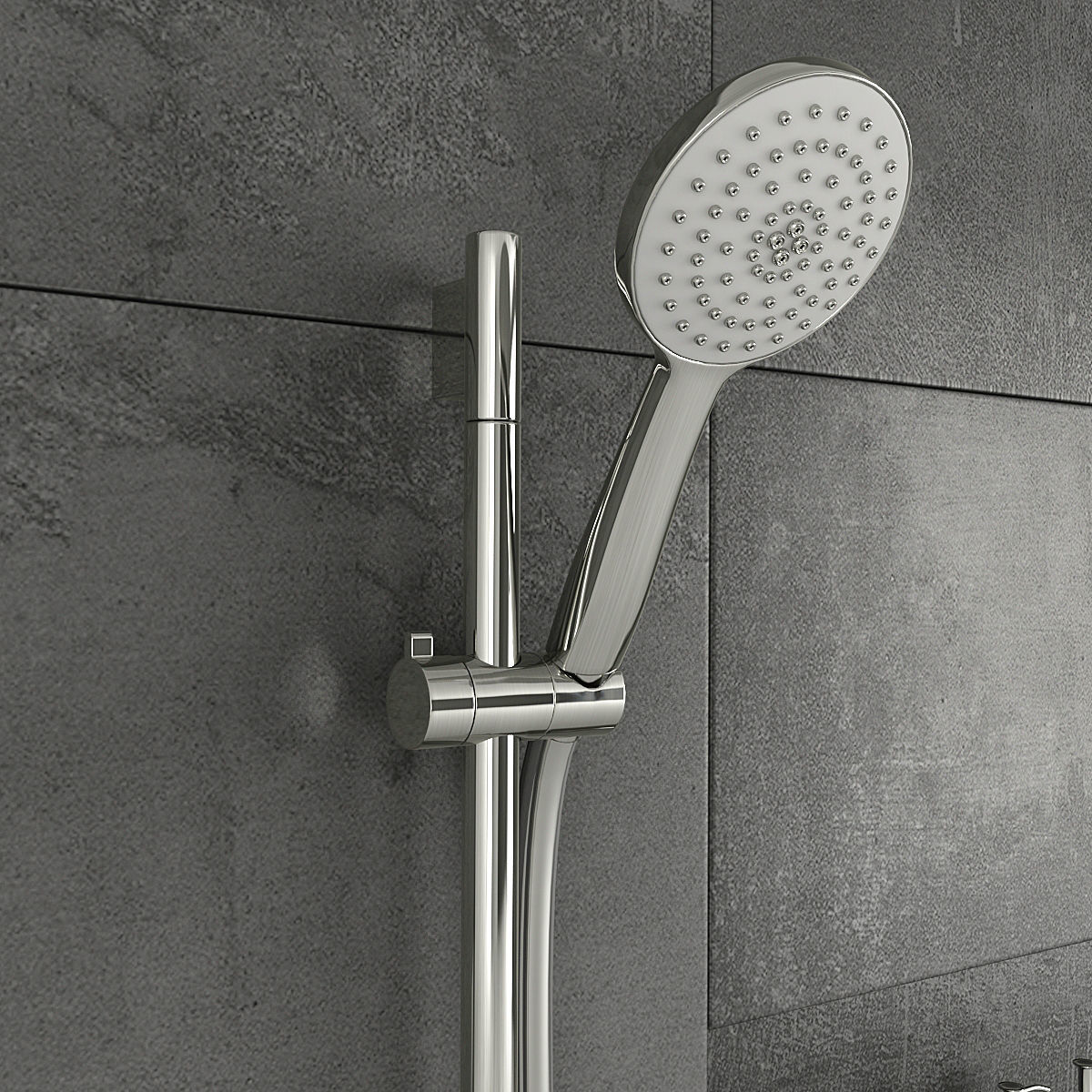 Hansgrohe shower system 3D model | CGTrader