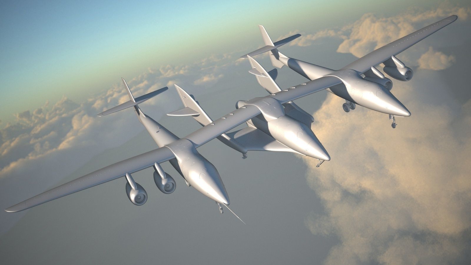 Virgin Galactic Shuttle 3D model | CGTrader