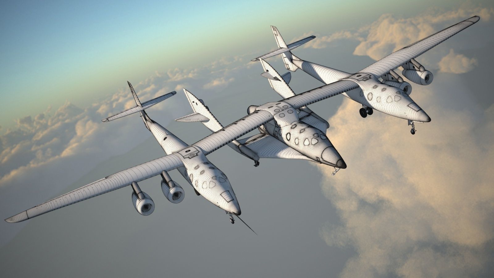 Virgin Galactic Shuttle 3D model | CGTrader