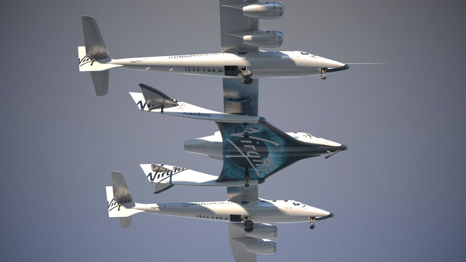 Virgin Galactic Shuttle 3D model | CGTrader