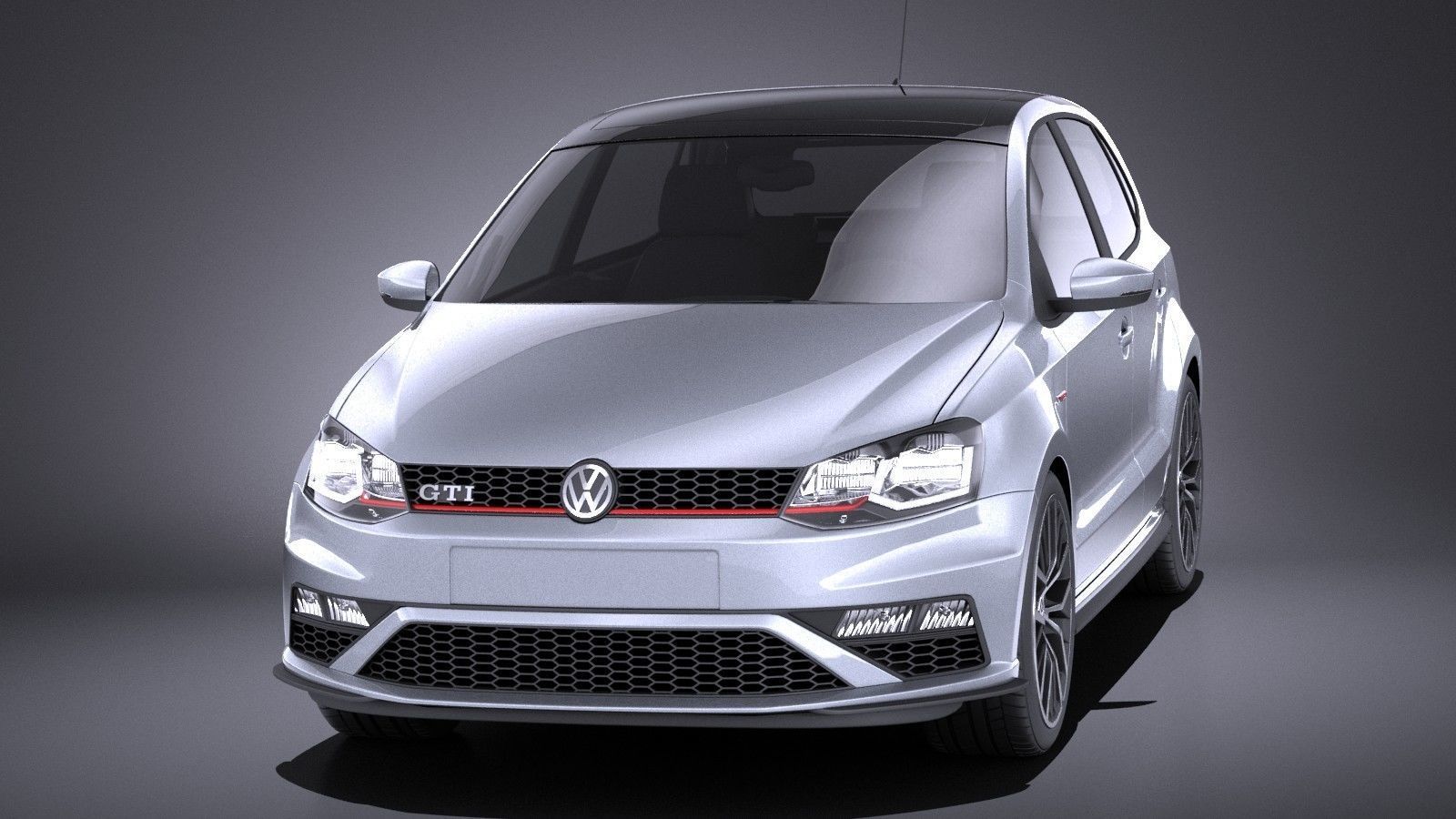 Volkswagen Polo GTI 5-door 2015 VRAY 3D model | CGTrader