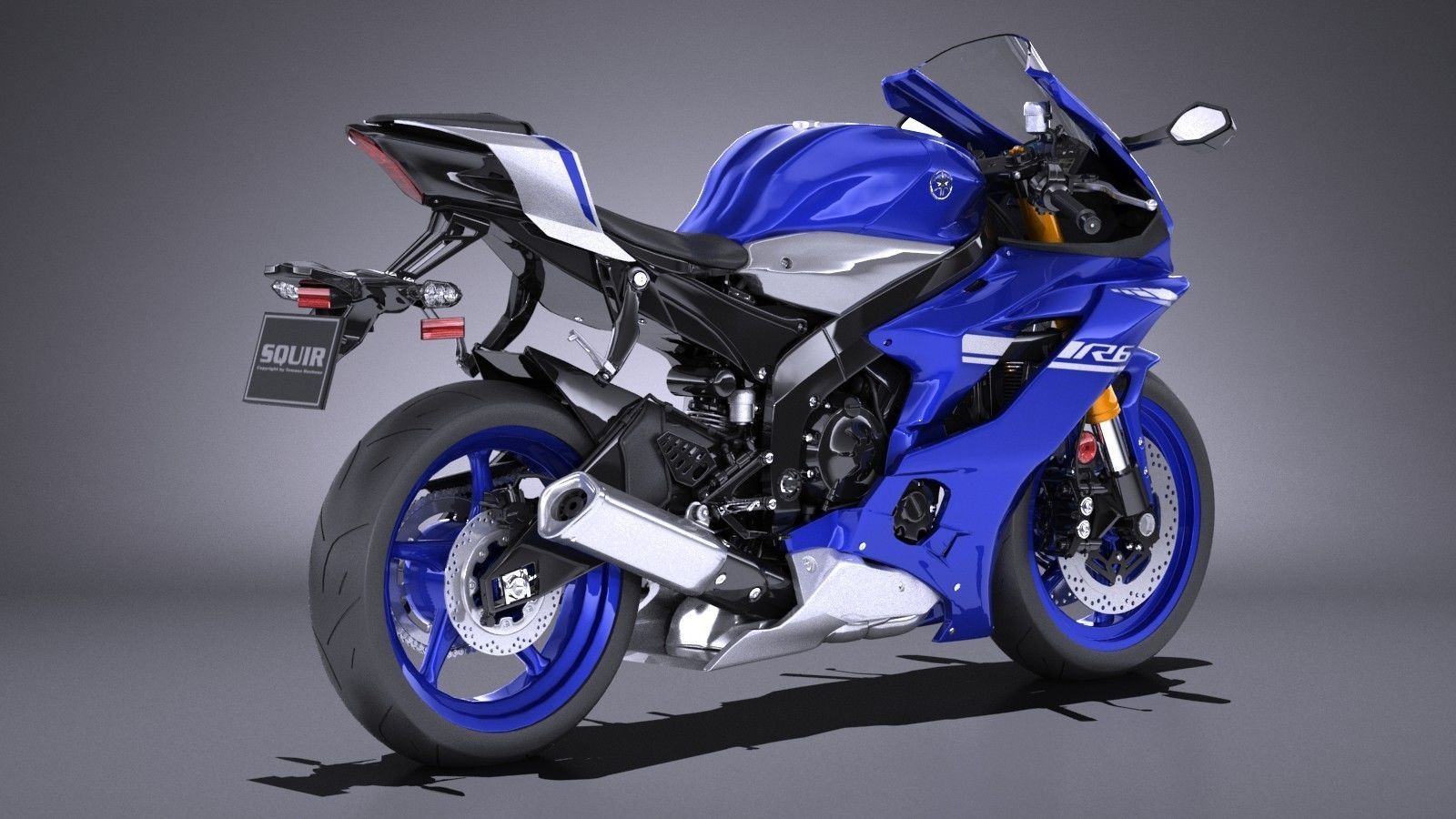 Yamaha YZF R6 2018 3D model | CGTrader