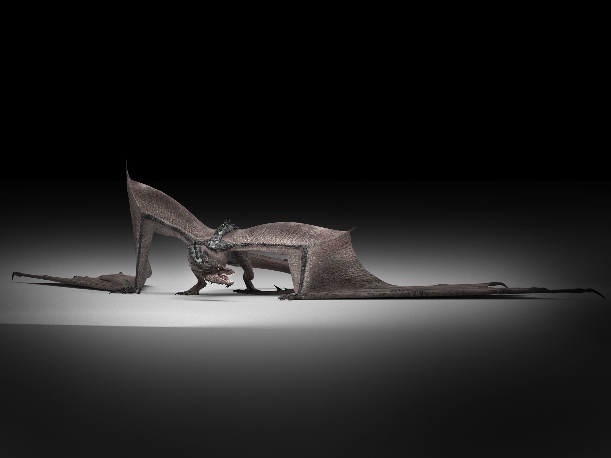 Smaug Hobbit Dragon 3D model rigged | CGTrader