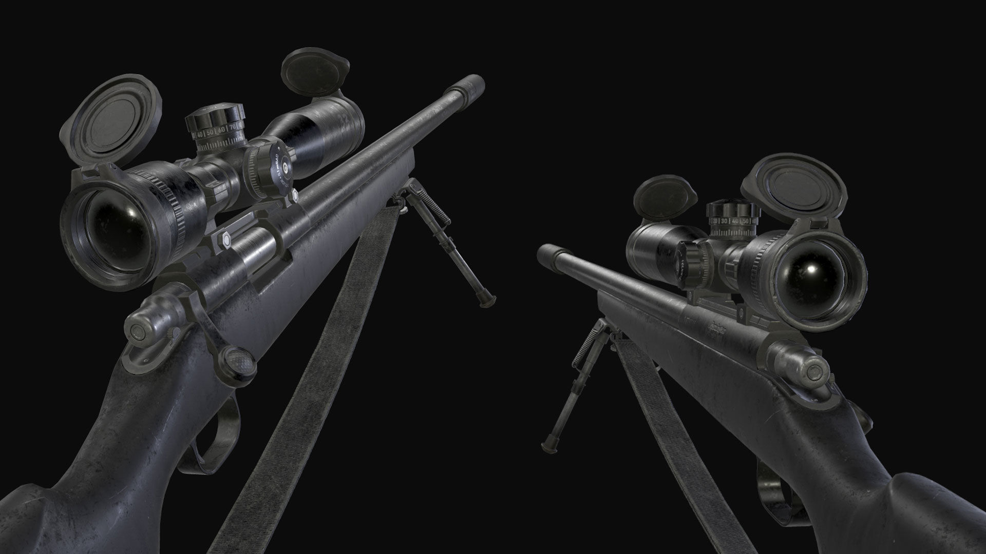 3D model M40A1 Remington 700 - Game Ready PBR VR / AR / low-poly | CGTrader