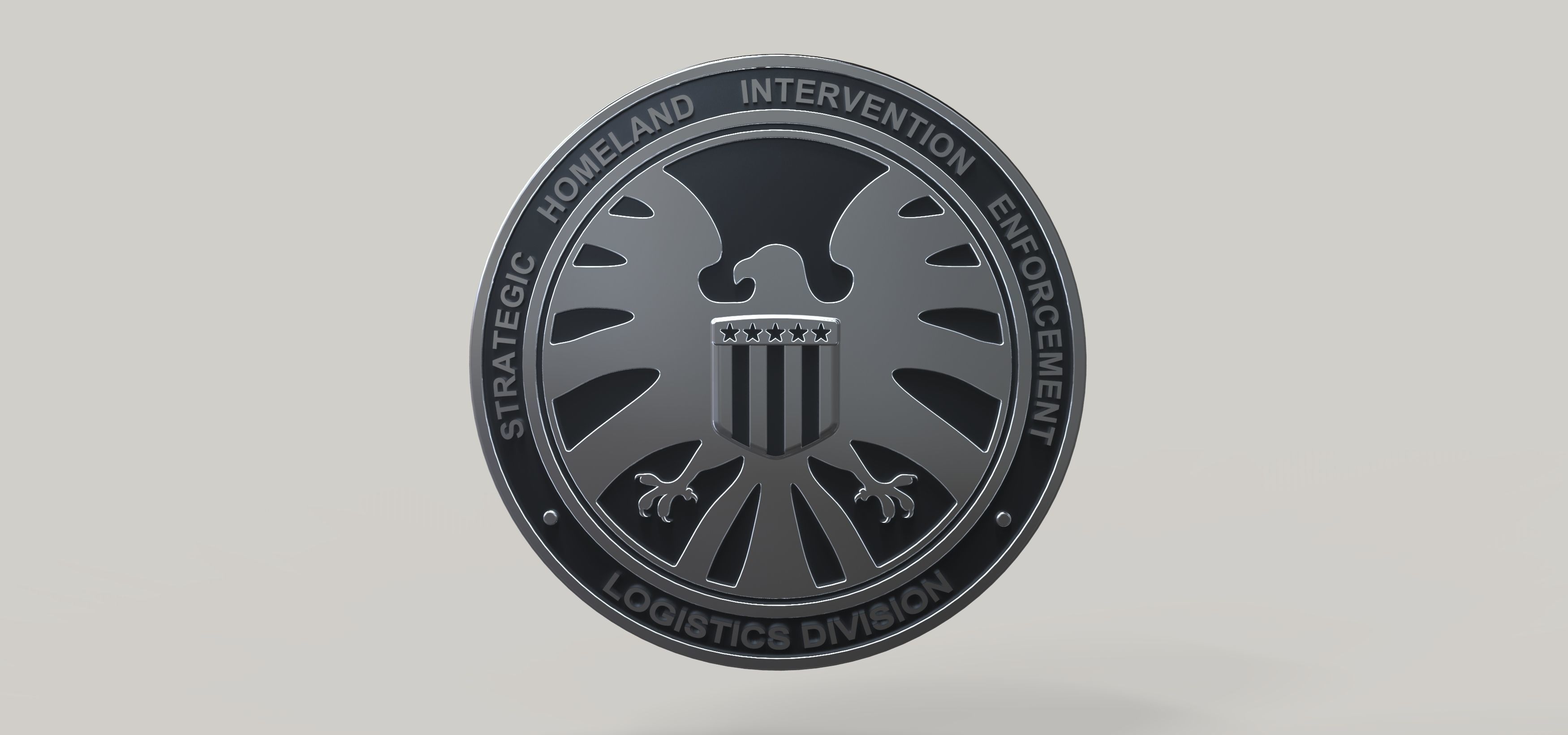 3D printable SHIELD Identification Badge 3D model | CGTrader
