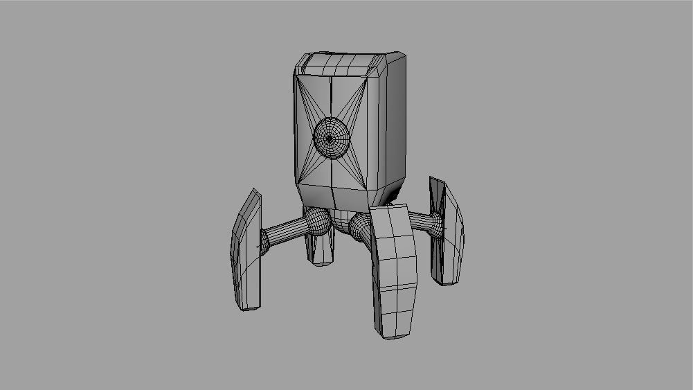 Little Rocket Robot 3D model rigged | CGTrader