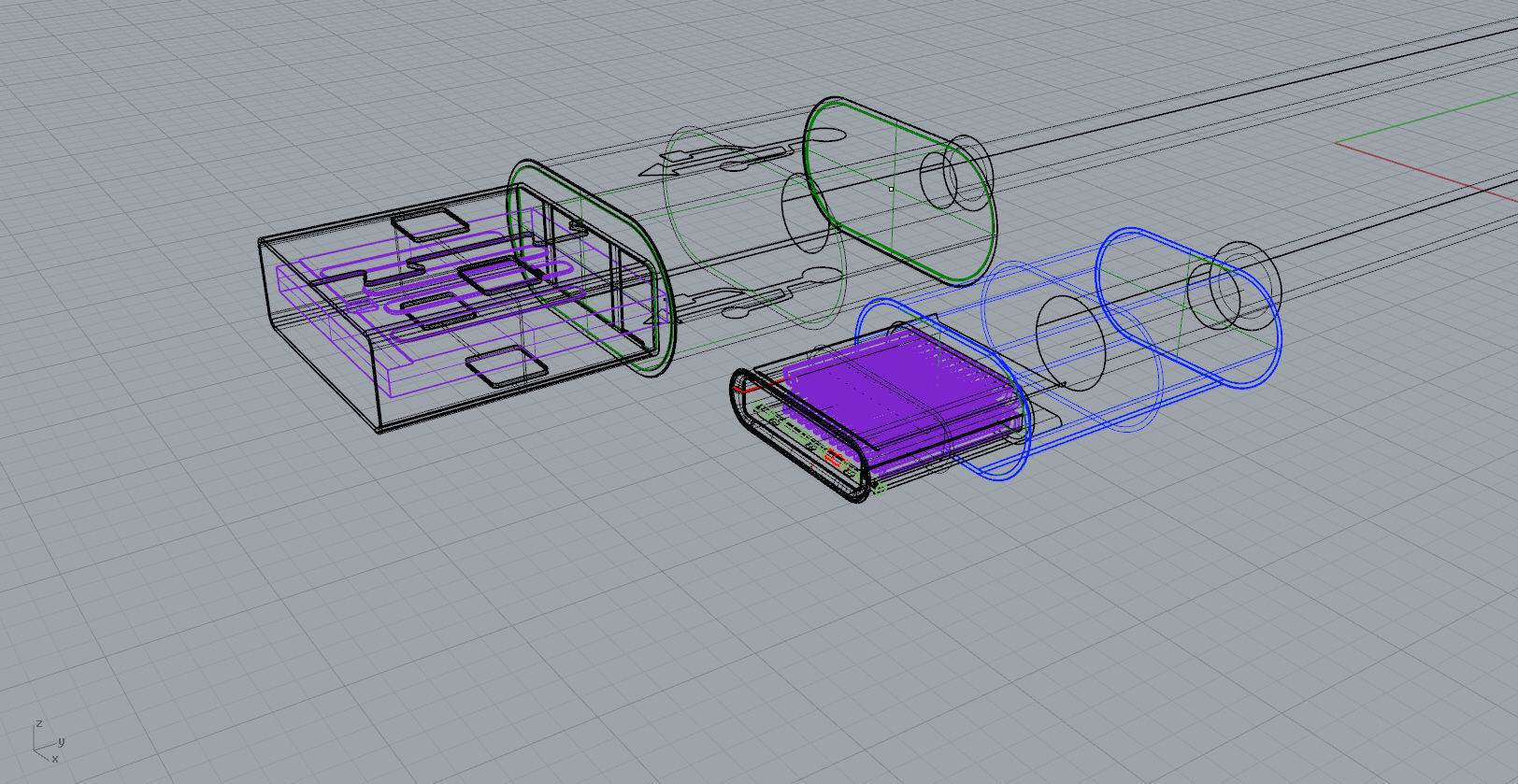TYPE C USB CABLE 3D model 3D model 3D printable | CGTrader