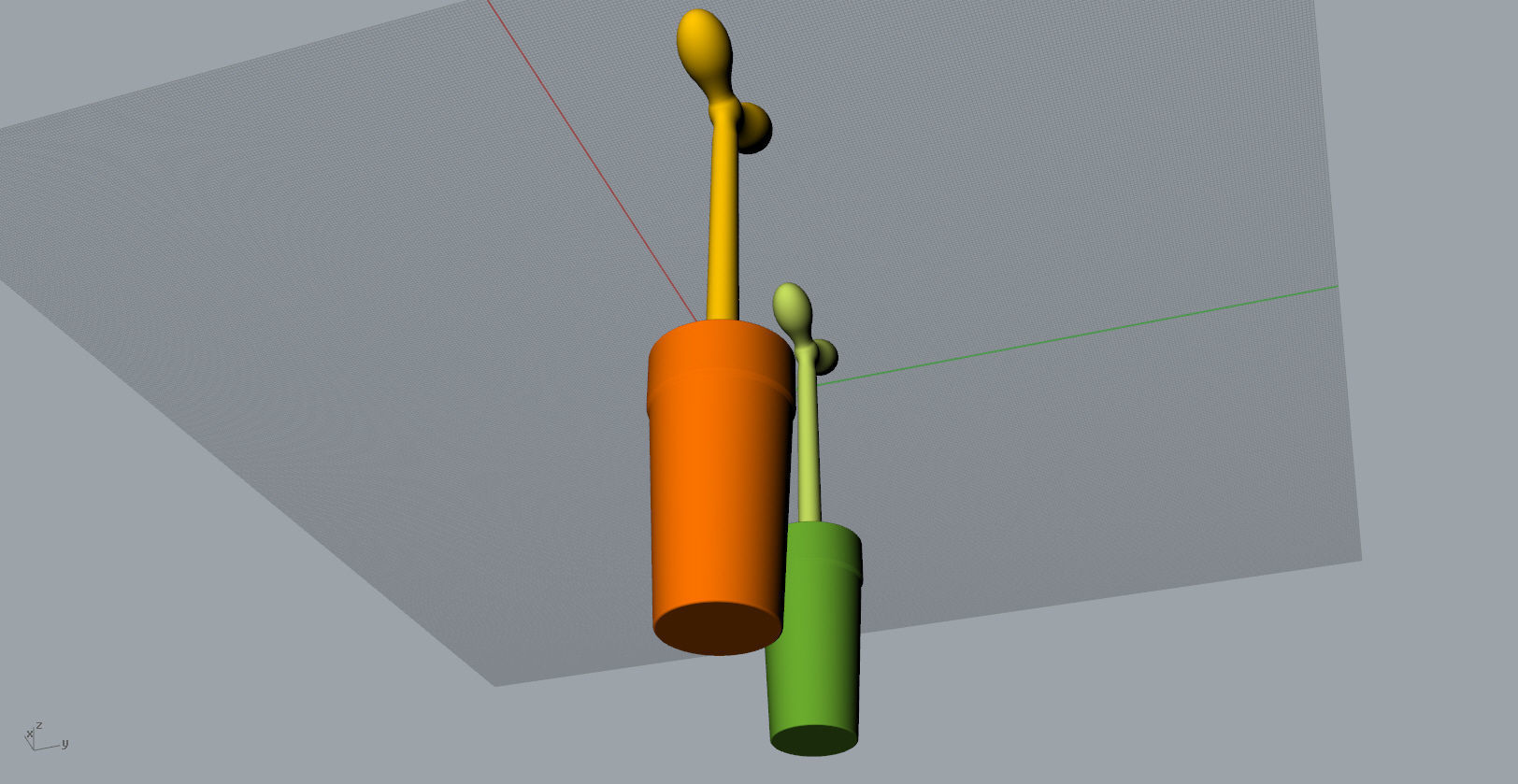 Italy Alessi toilet brush 3D model 3D model 3D printable | CGTrader