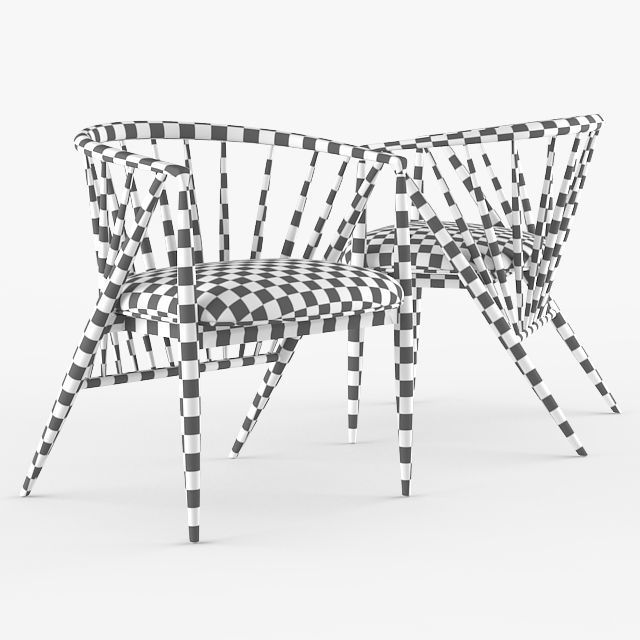 Spindle Chair 3D model | CGTrader
