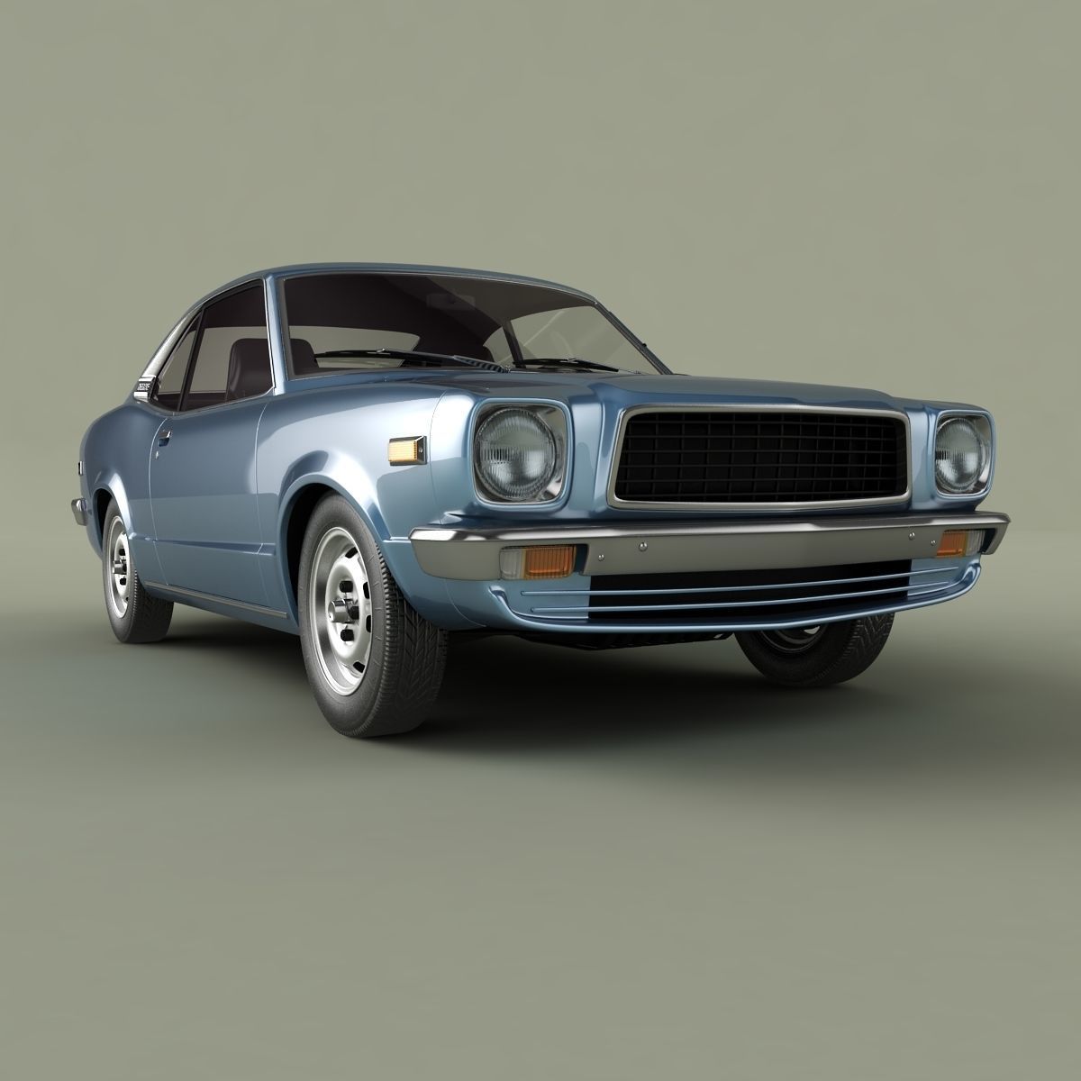 Mazda 818 Grand Familia Coupe 3D model | CGTrader