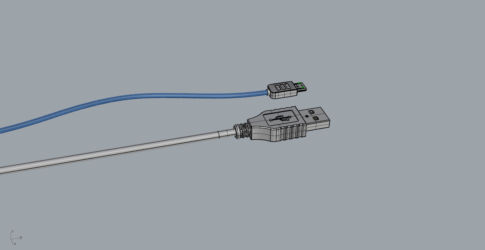 Original Micro USB 3d model design 3D model 3D printable | CGTrader