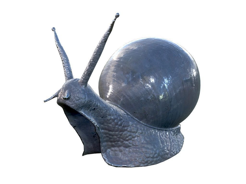snail metal 3D model | CGTrader