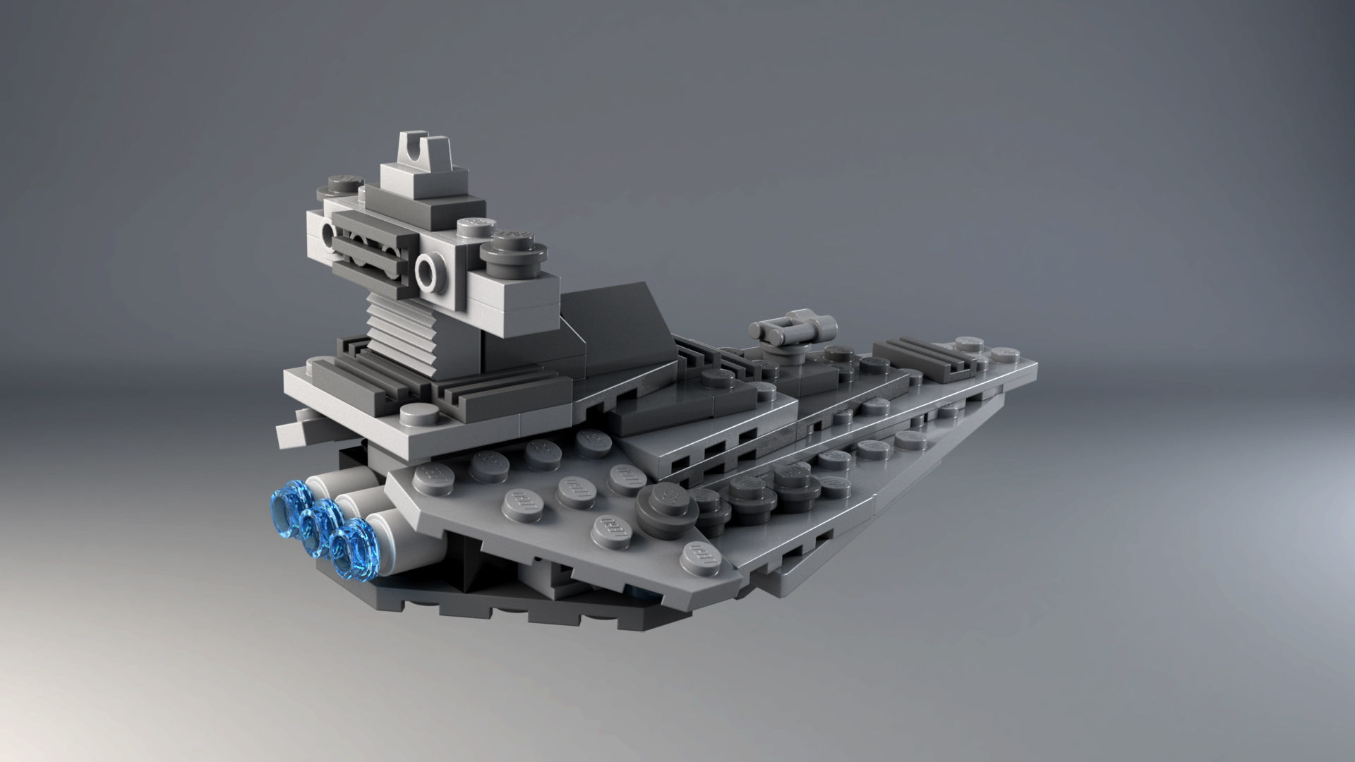 Lego Mini Star Destroyer 3D model | CGTrader