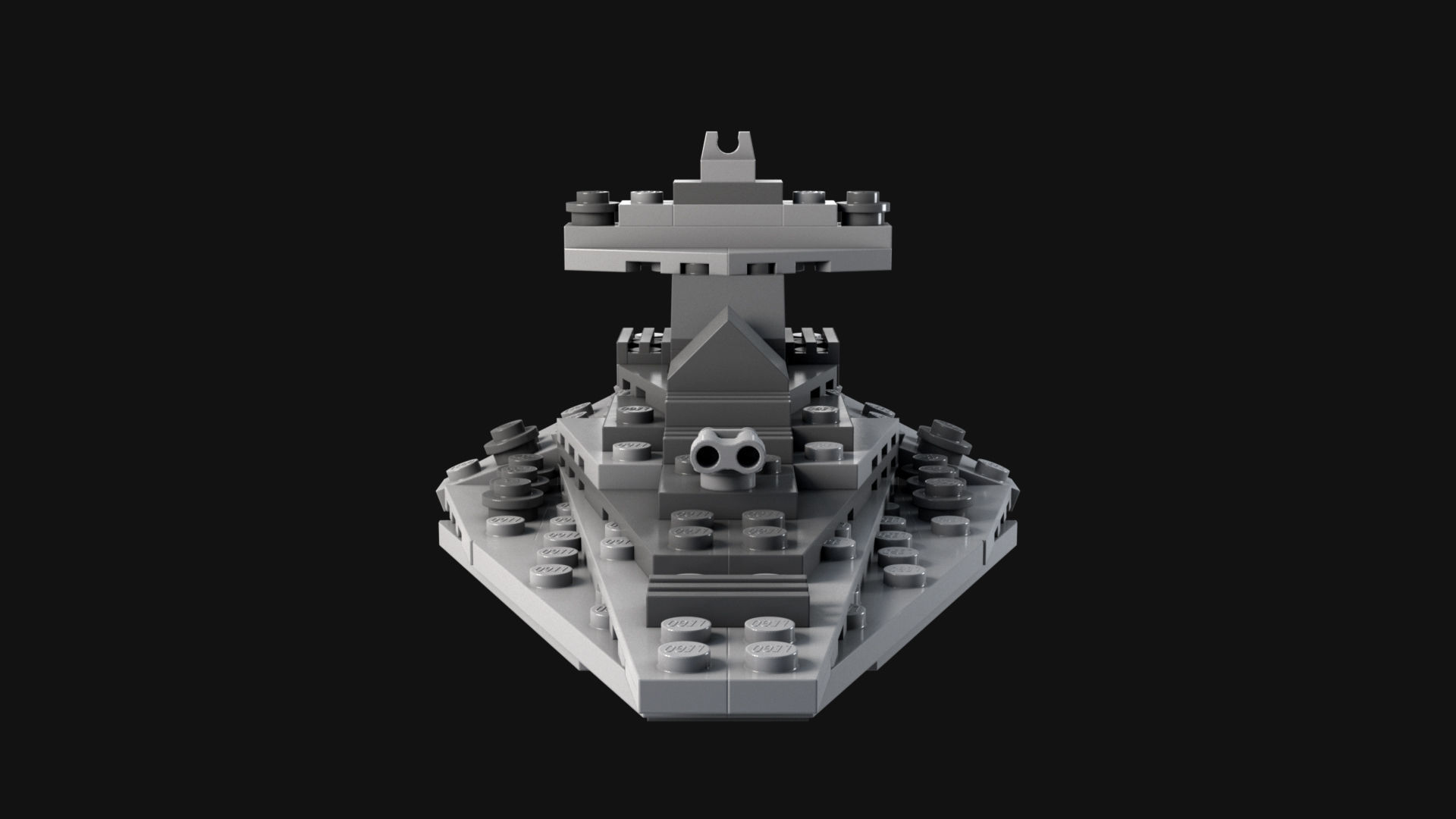 Lego Mini Star Destroyer 3D model | CGTrader