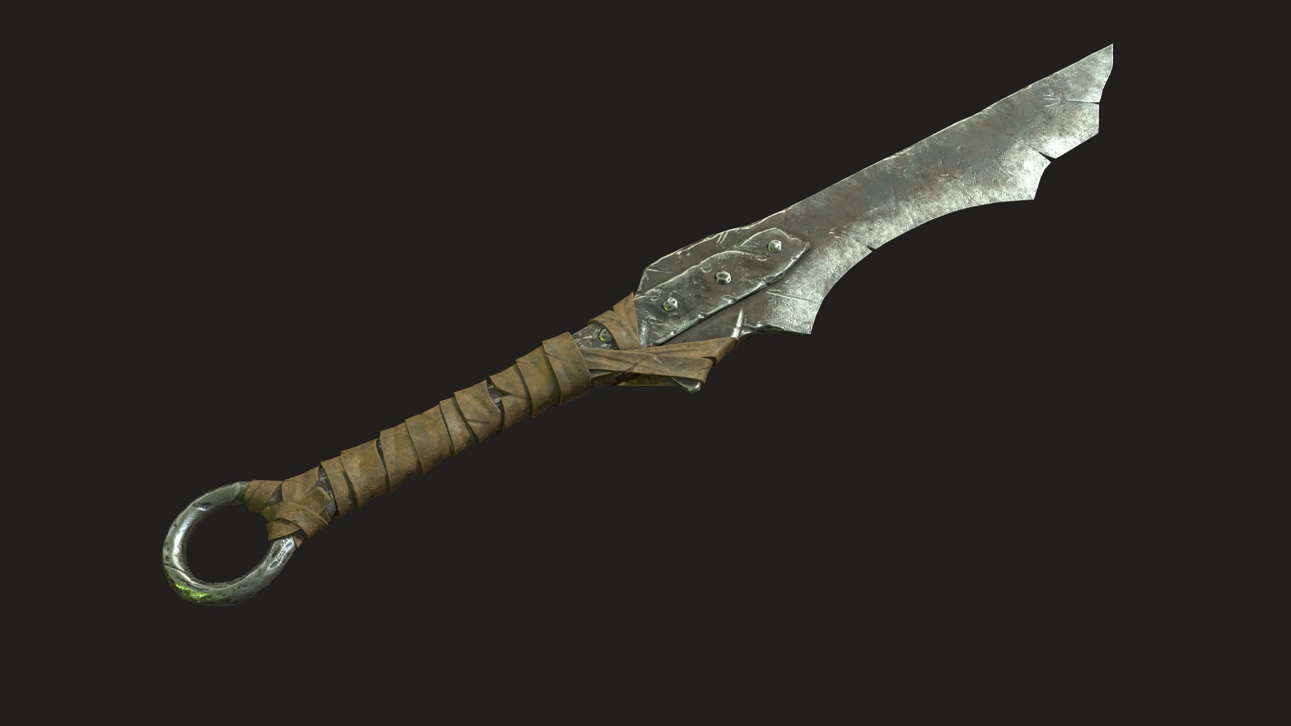 3D model ork short sword VR / AR / low-poly | CGTrader
