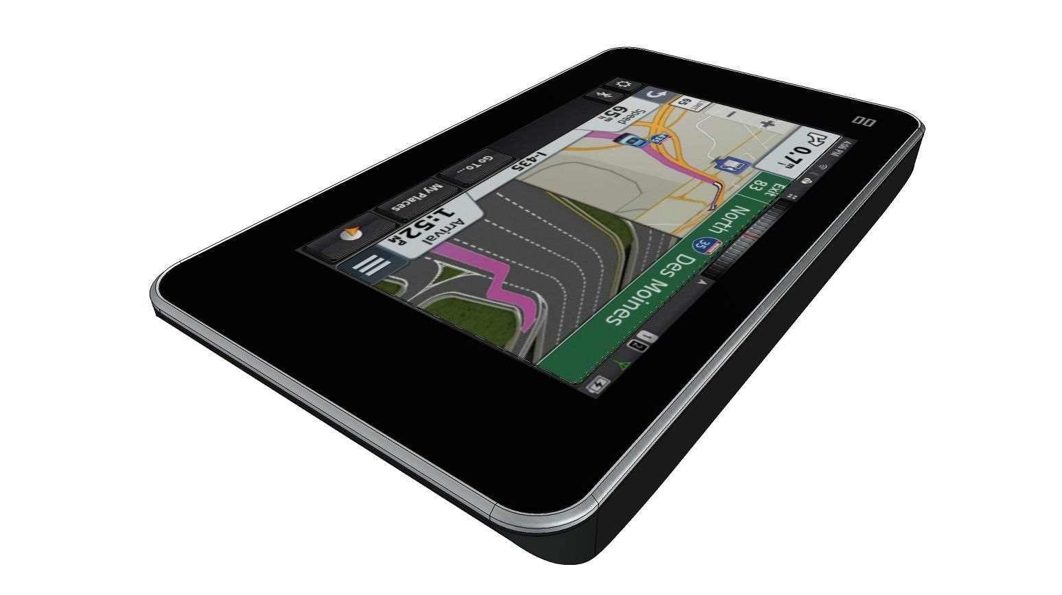 GPS Device 3D model | CGTrader