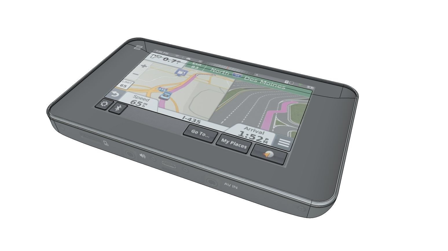 GPS Device 3D model | CGTrader