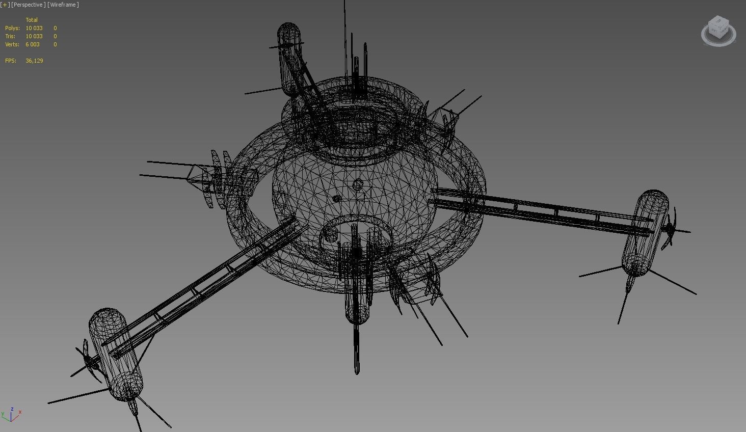 3D model Space Station Low Poly VR / AR / low-poly | CGTrader