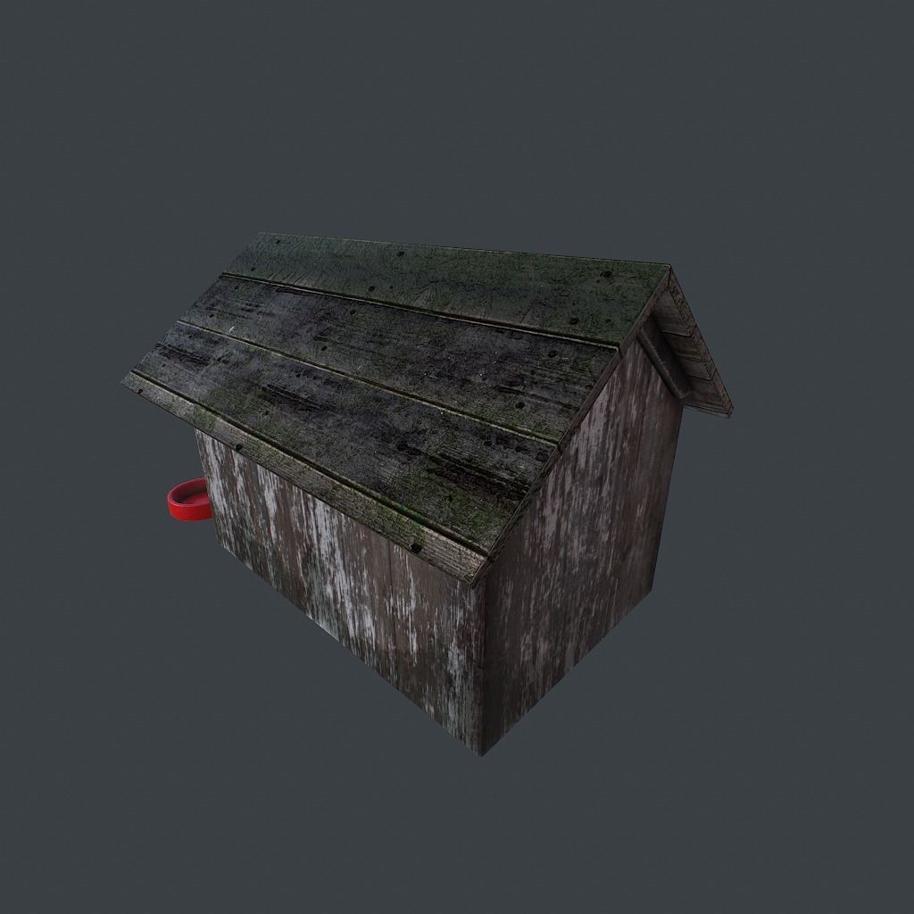 3D model Old Dog House VR / AR / low-poly | CGTrader