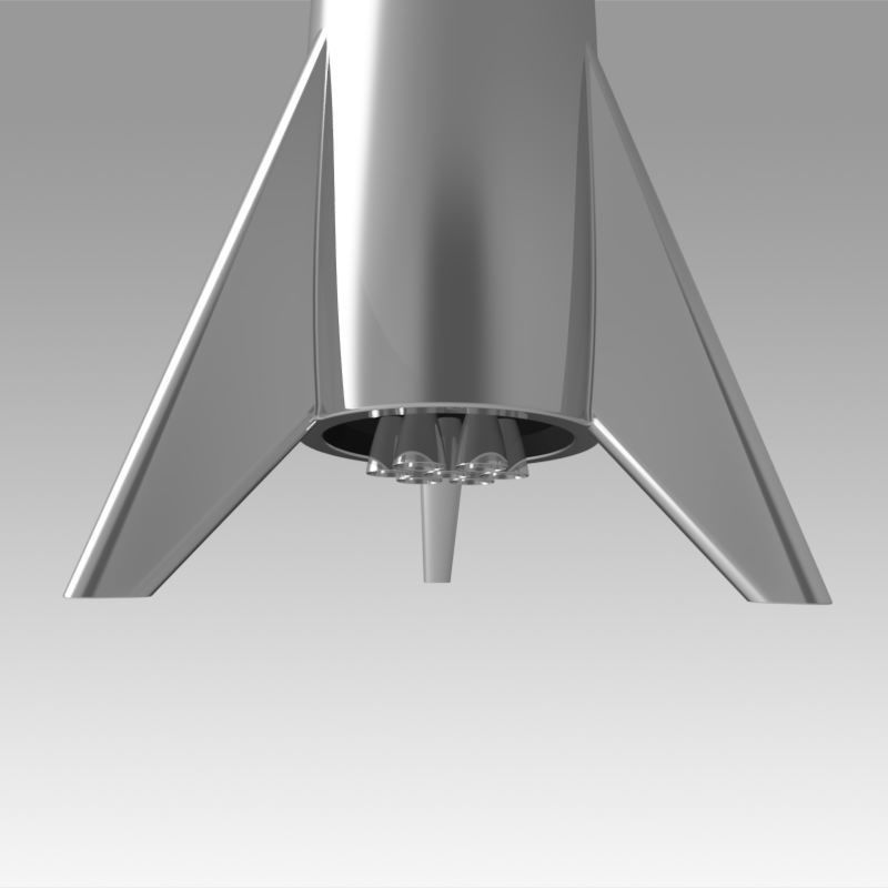 SpaceX Starship Mars Rocket BFR 3D model | CGTrader
