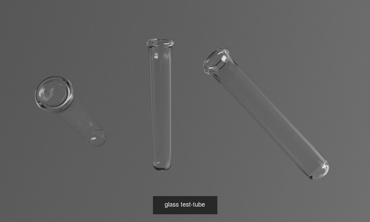 Chemical test-tubes 3D Model Collection | CGTrader