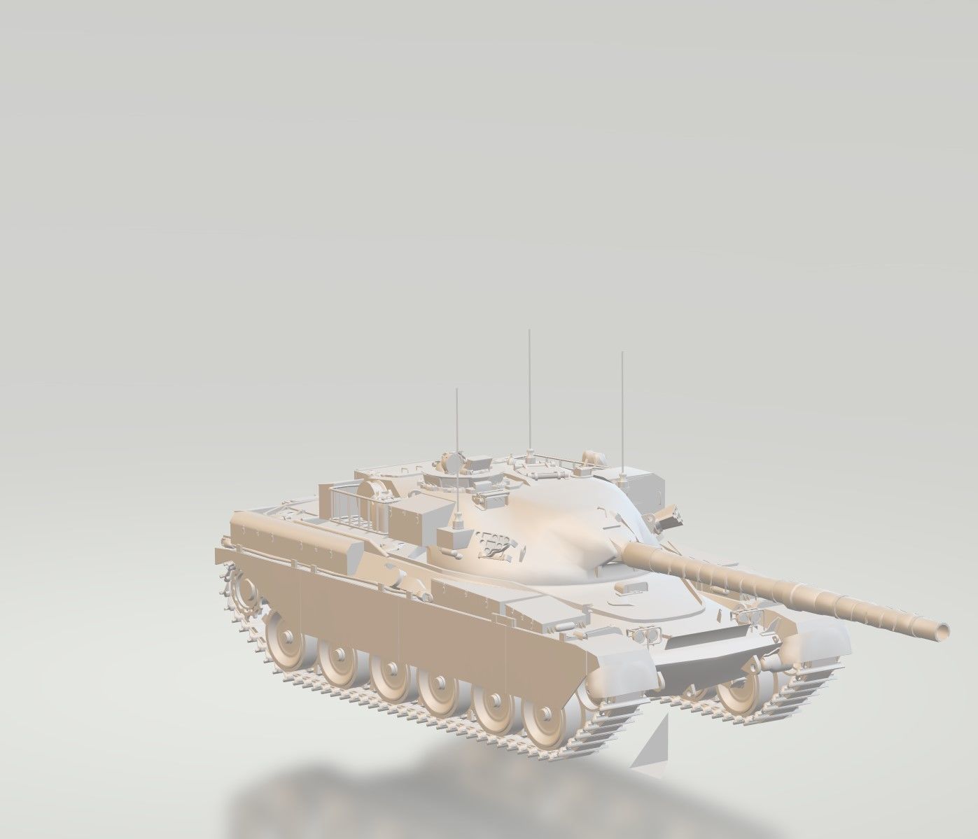 Chieftain Tank Mk5 3D model | CGTrader