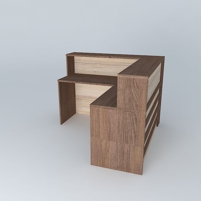 Reception counter free 3D model | CGTrader