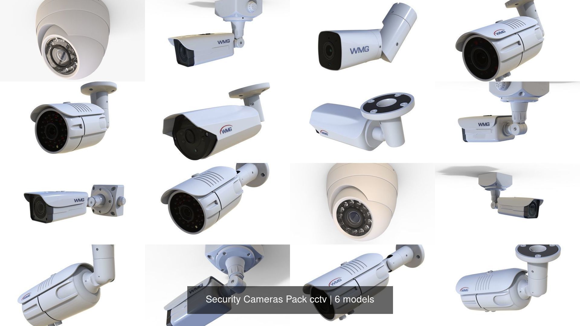 Security Cameras Pack cctv 3D Model Collection | CGTrader