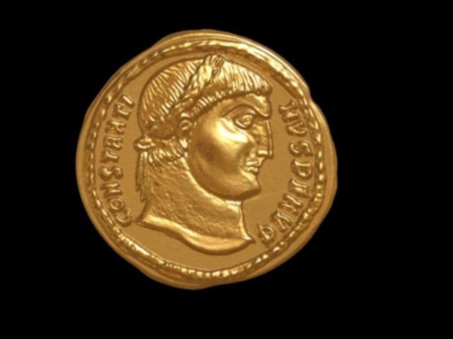 Constans coin 3D model 3D printable | CGTrader