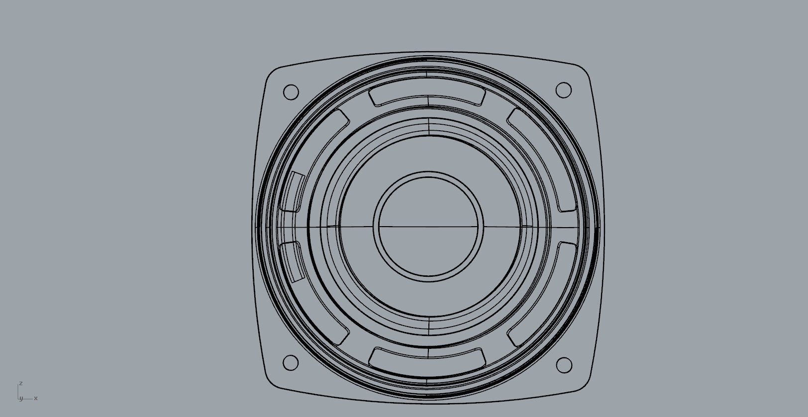 Full range speaker 3D model 3D model 3D printable | CGTrader