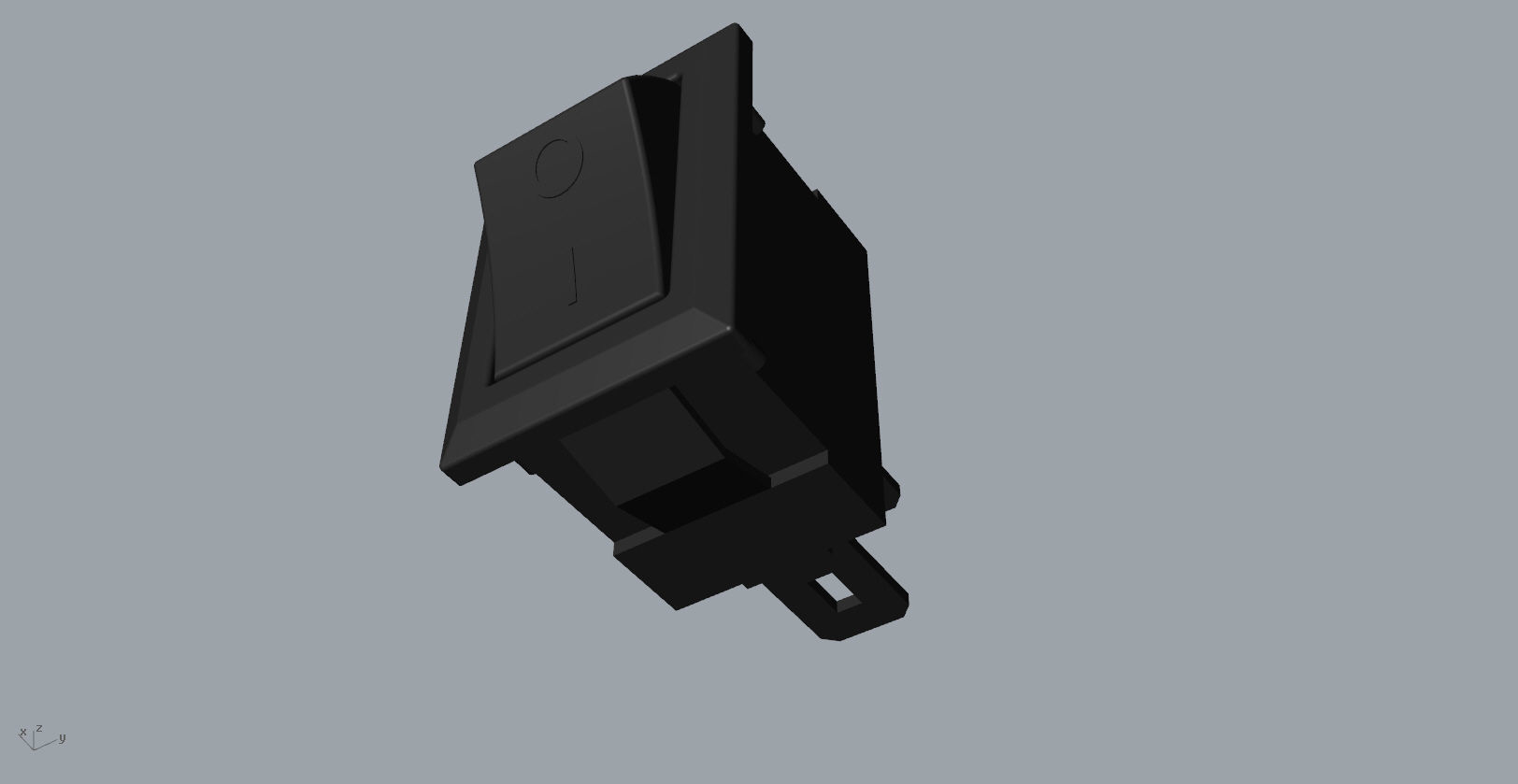 POWER BUTTON Switch 3D model 3D model 3D printable | CGTrader