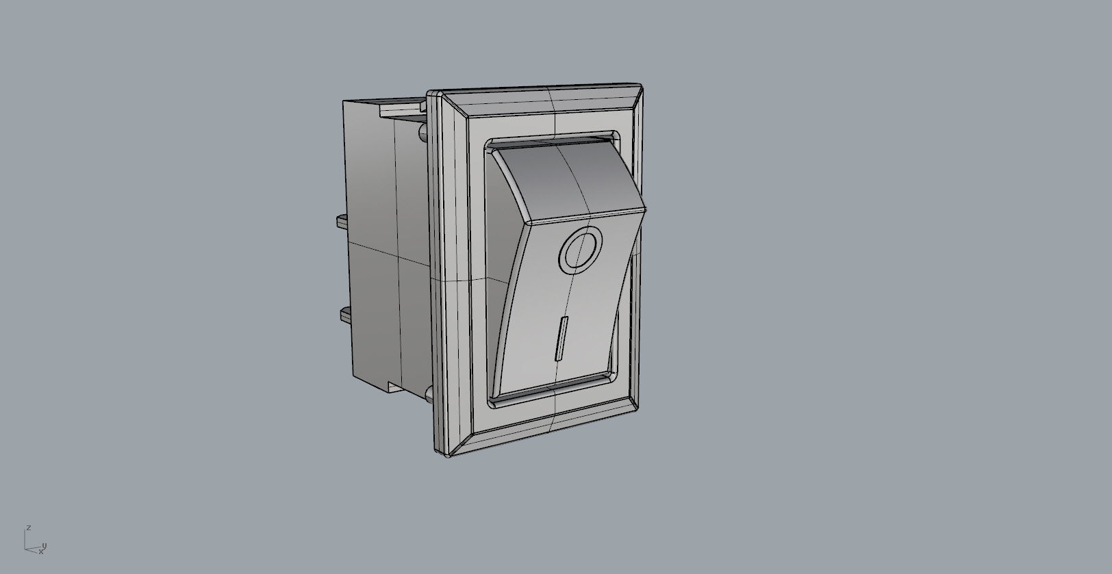 POWER BUTTON Switch 3D model 3D model 3D printable | CGTrader