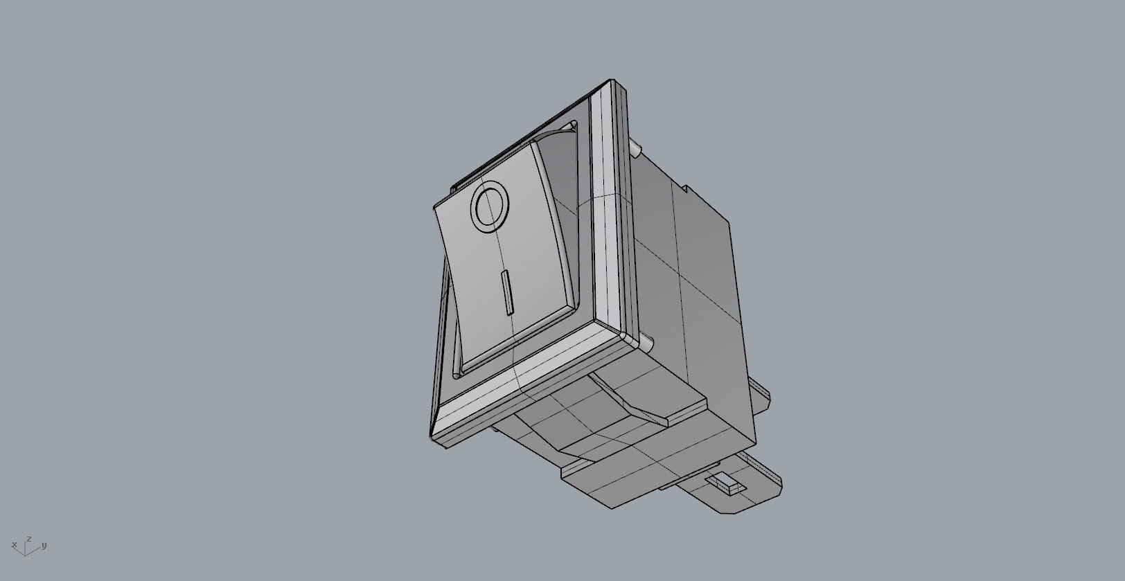 POWER BUTTON Switch 3D model 3D model 3D printable | CGTrader