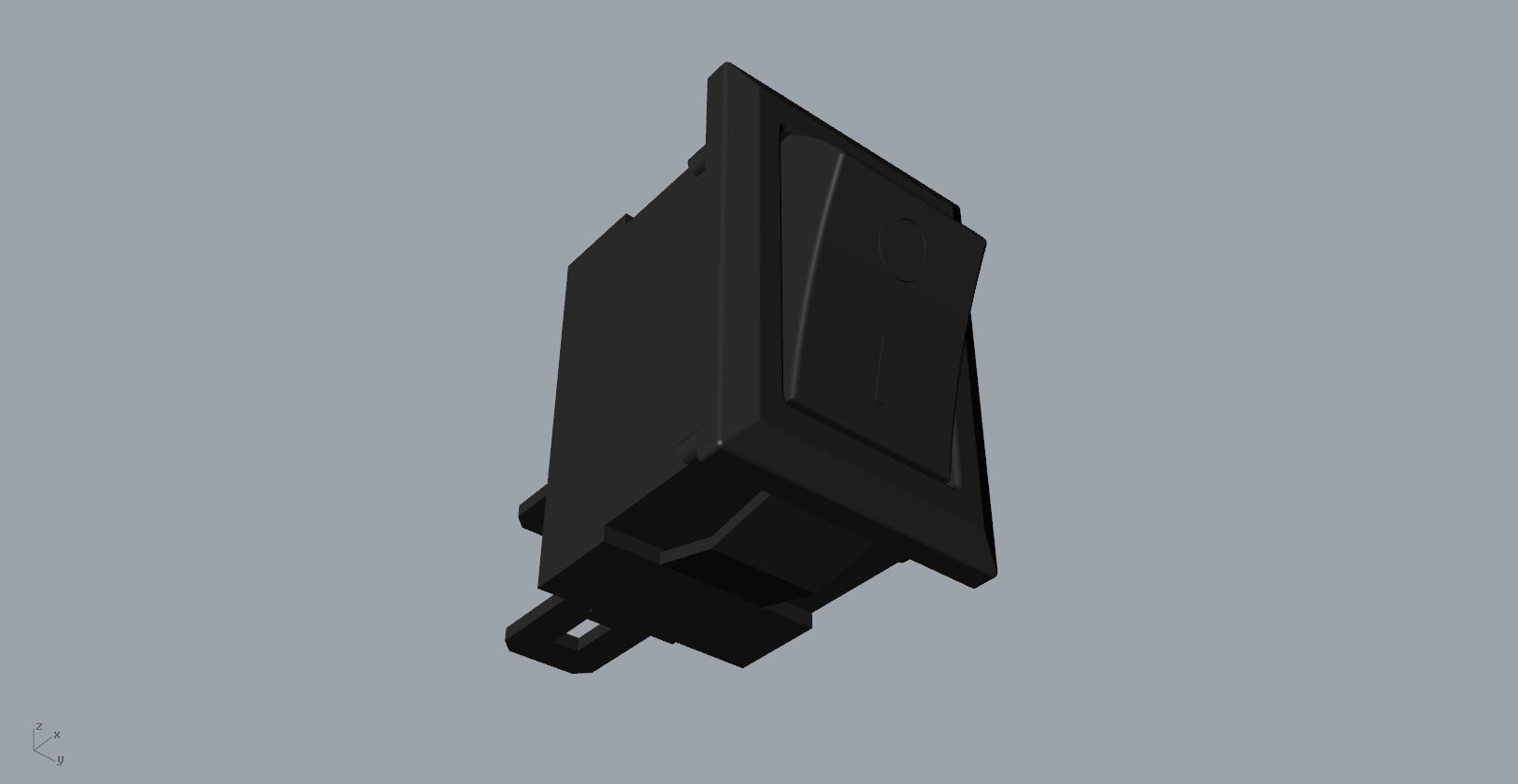 POWER BUTTON Switch 3D model 3D model 3D printable | CGTrader