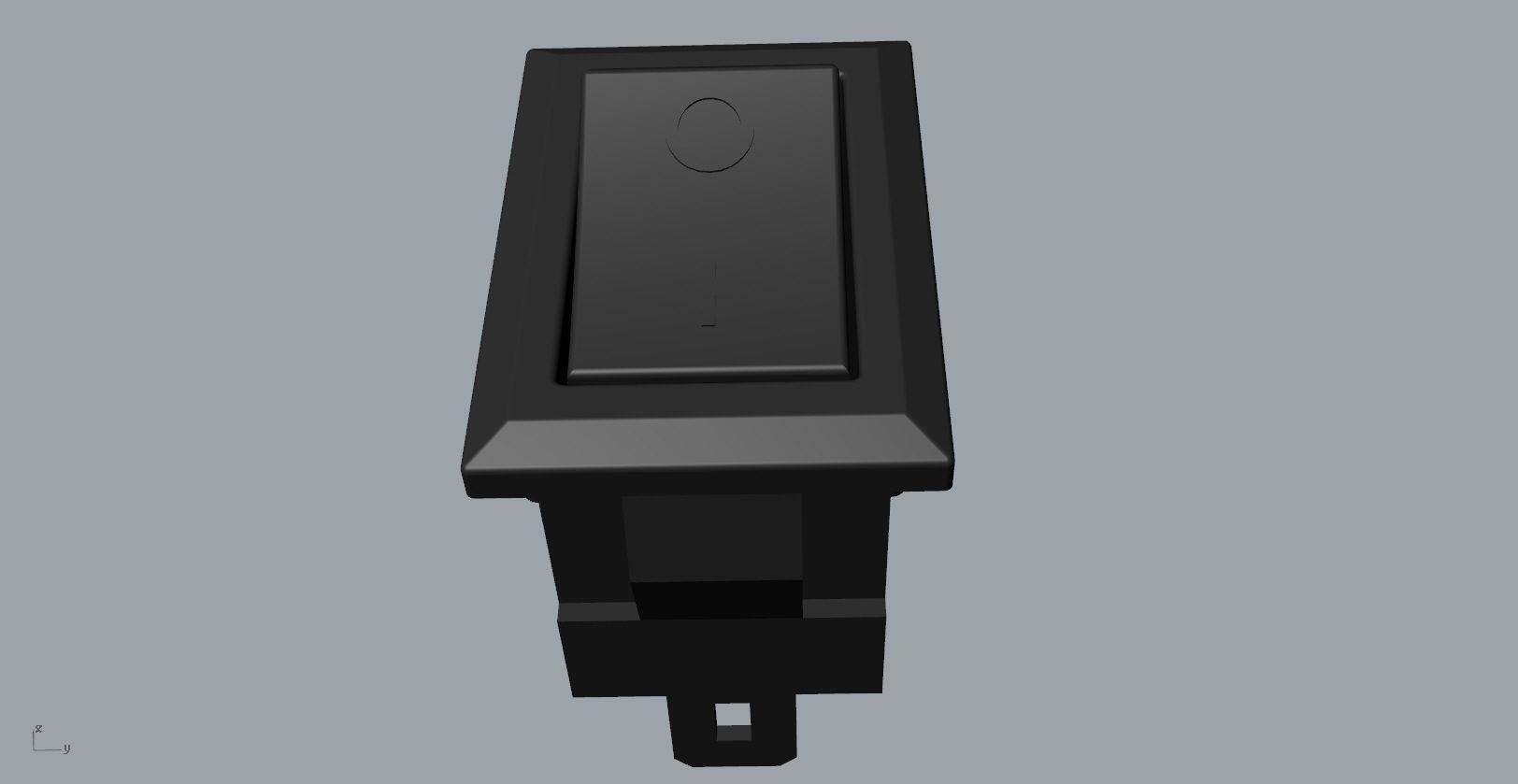 POWER BUTTON Switch 3D model 3D model 3D printable | CGTrader