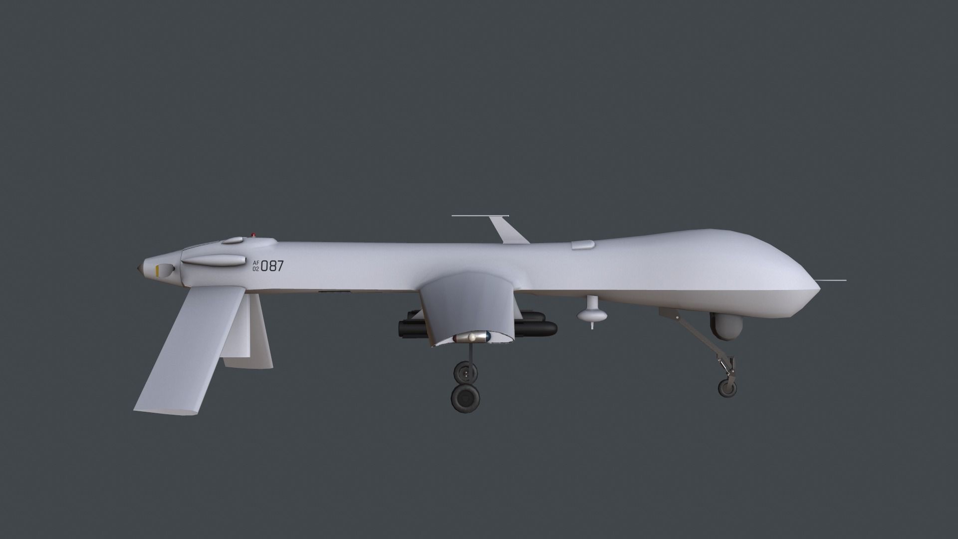 3D model MQ-1 Predator VR / AR / low-poly | CGTrader