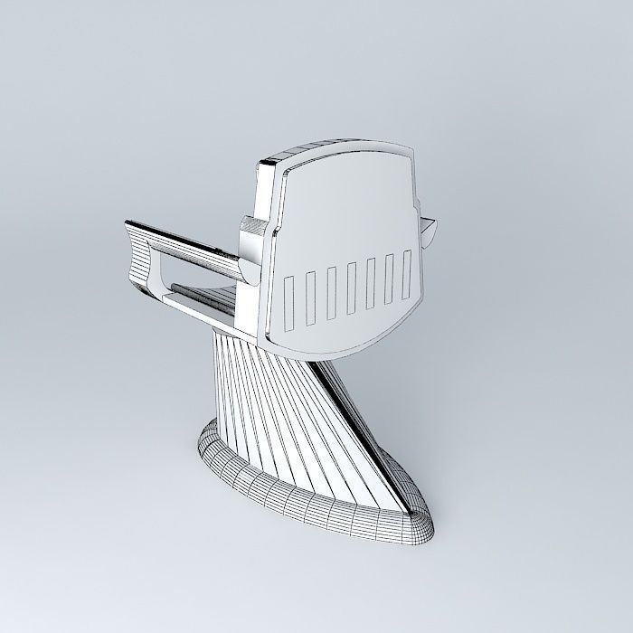 Captains Chair from the bridge of the USS Enterprise 1701 free 3D model ...