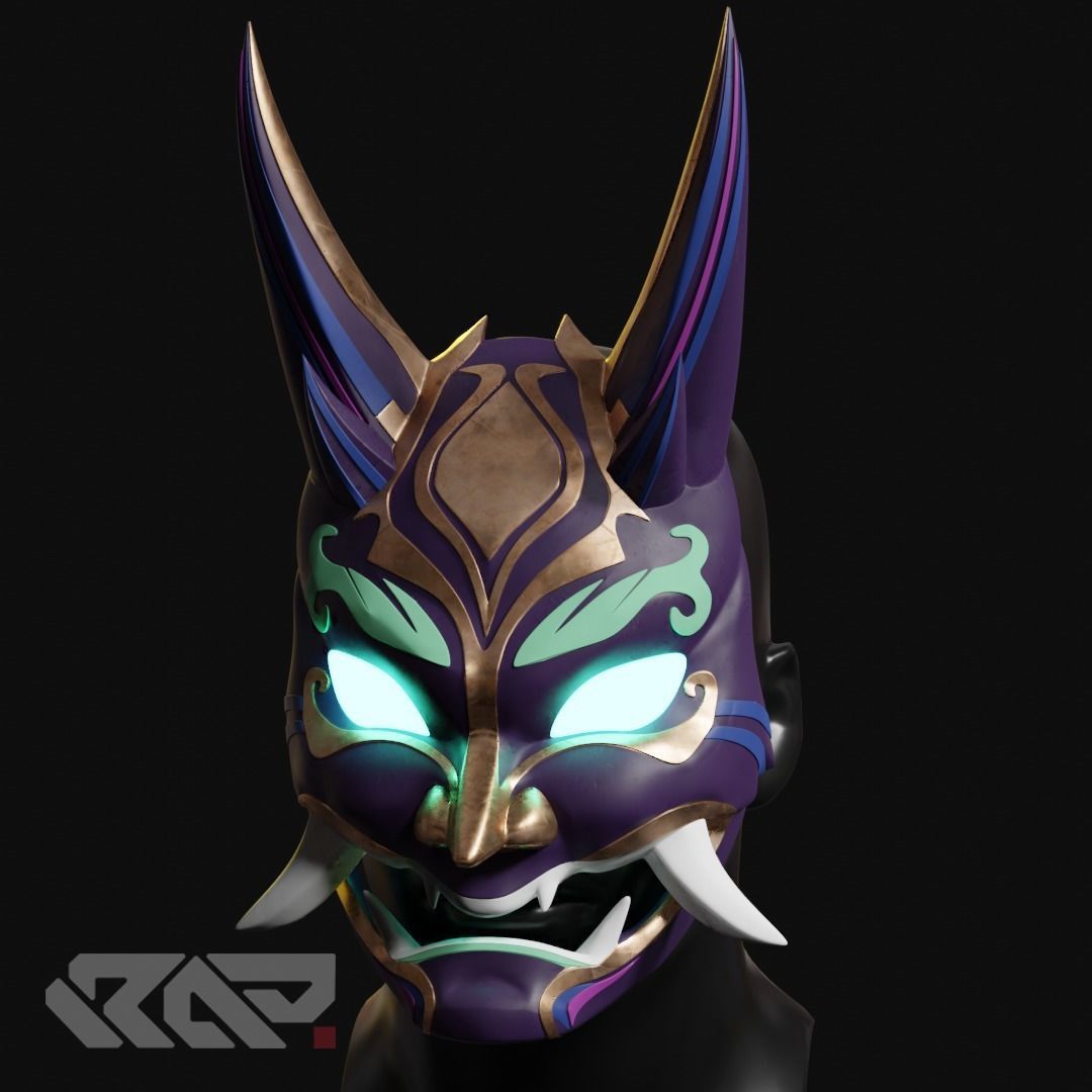 Xiao Yaksha Mask 3D model 3D printable | CGTrader
