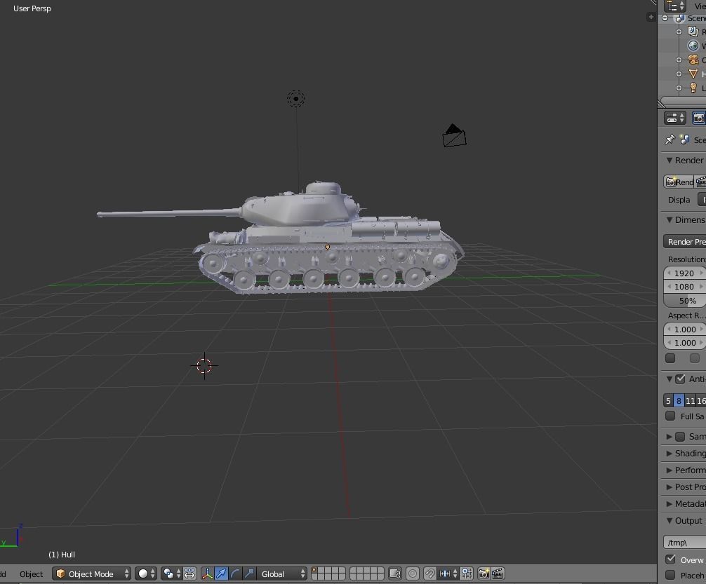 Soviet heavy tank model IS 3D model | CGTrader