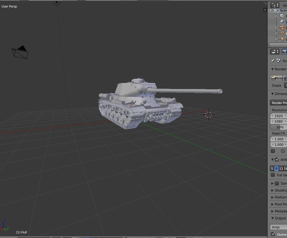 Soviet heavy tank model IS 3D model | CGTrader