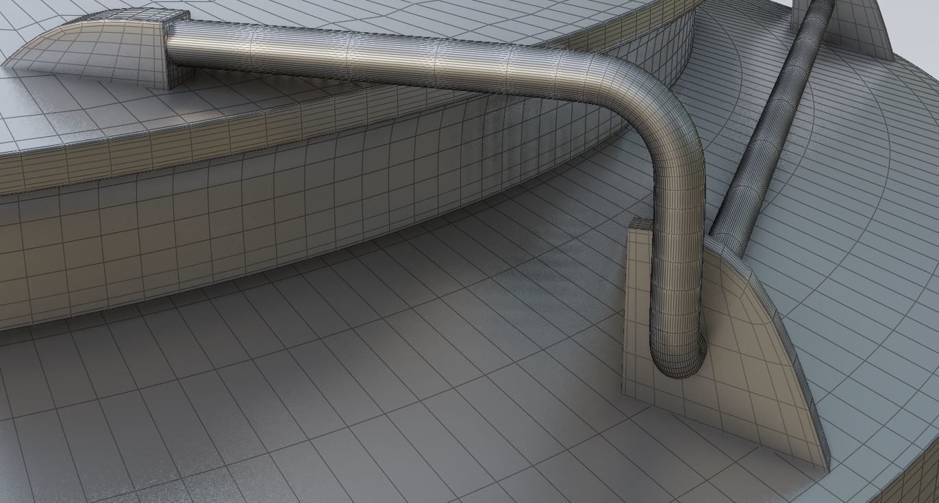 Industrial boiling pan 3D model | CGTrader